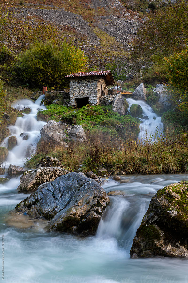 "Mill, Waterfall And River" by Stocksy Contributor "Marilar Irastorza ...