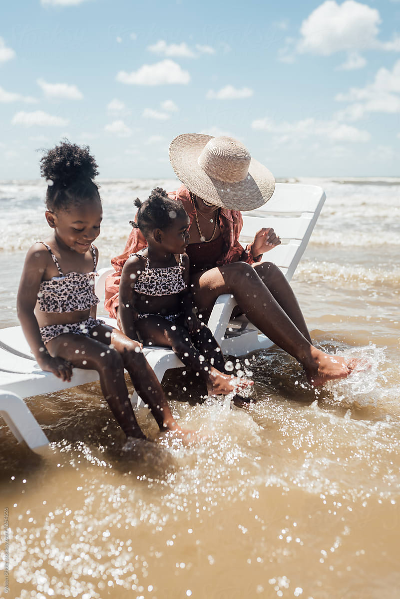 "Fun At The Beach" by Stocksy Contributor "Sweenshots & Shaymone" - Stocksy