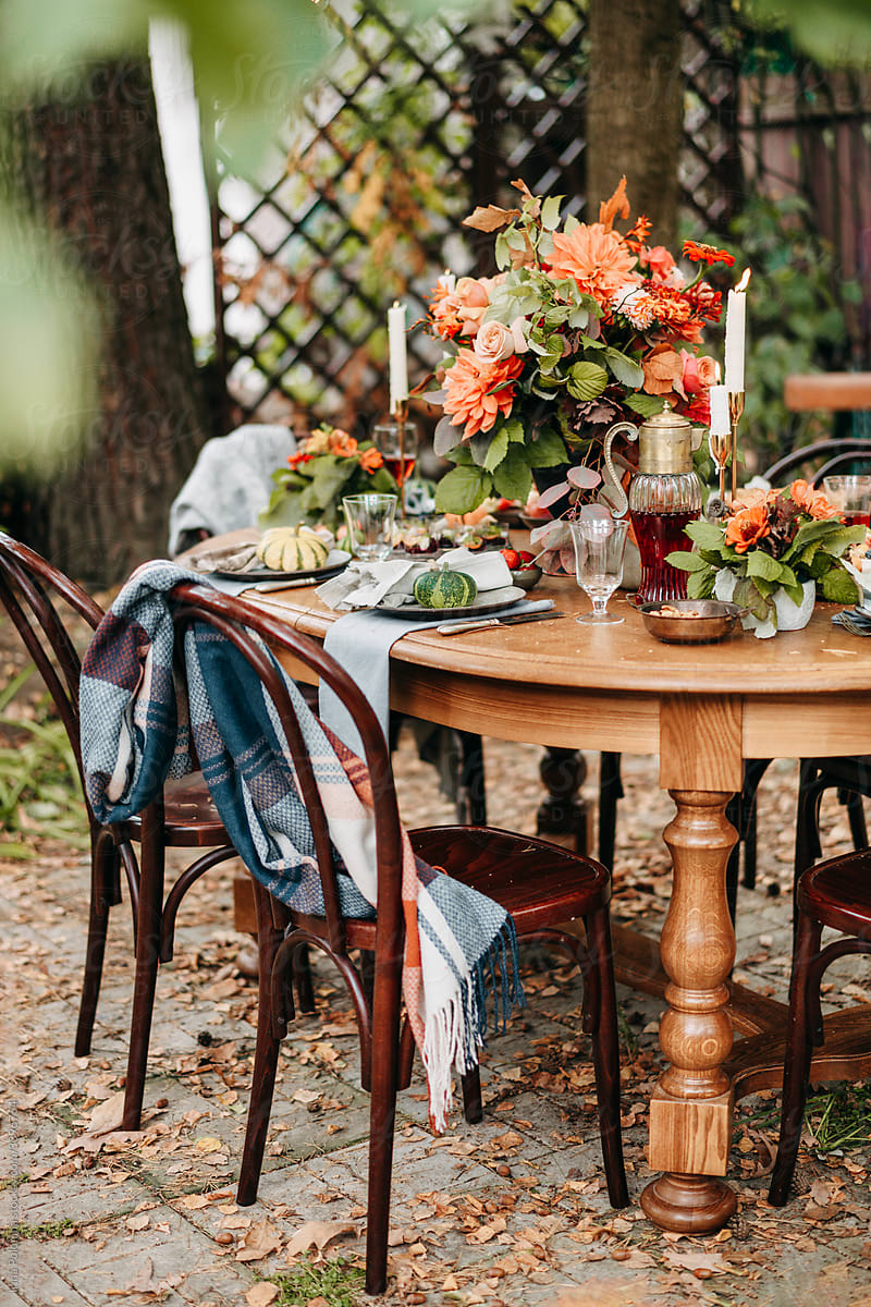 "Festive Autumn Dining Table." by Stocksy Contributor "Irina Polonina ...