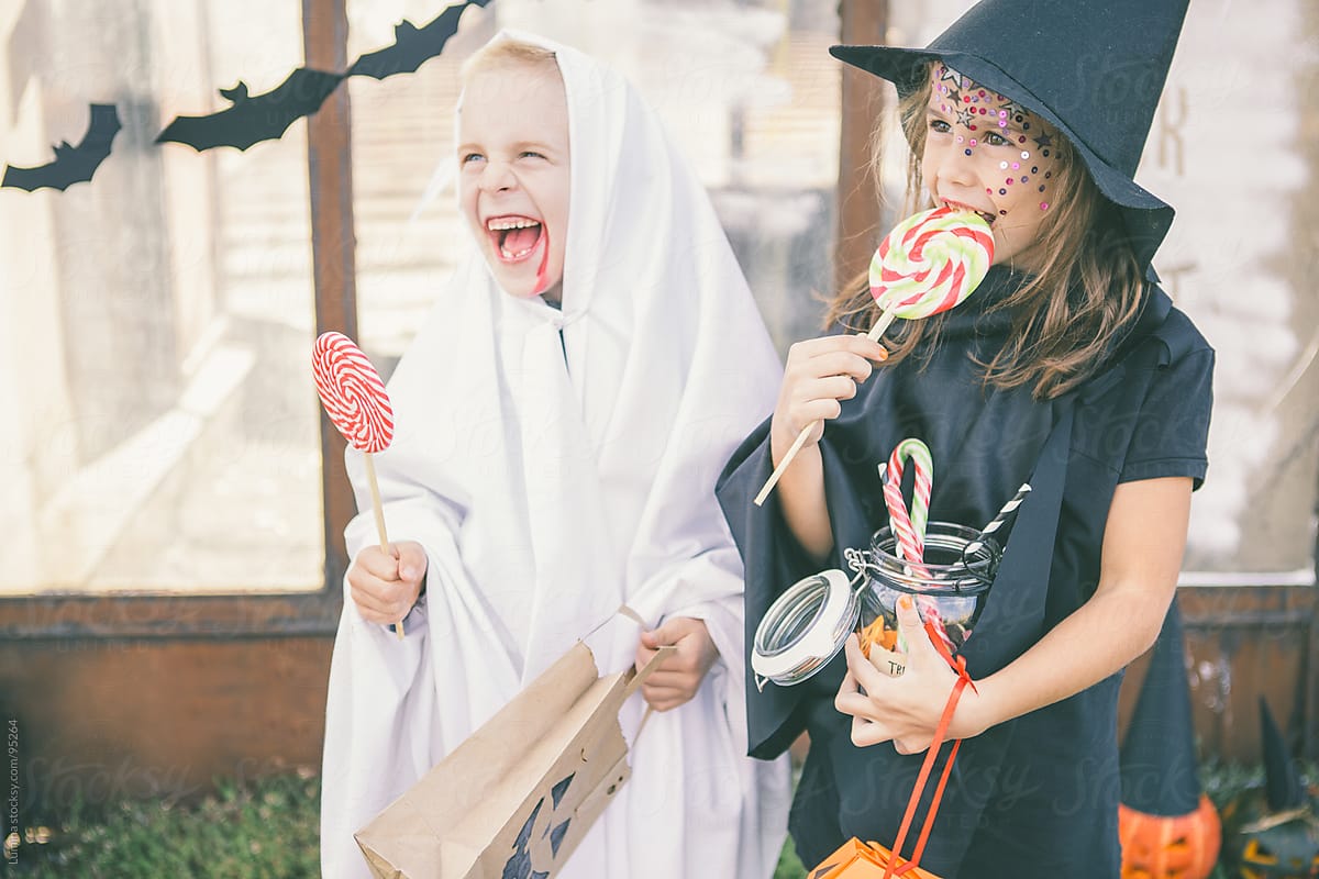 "Smiling Kids Ready For Trick-or-Treating" by Stocksy Contributor ...