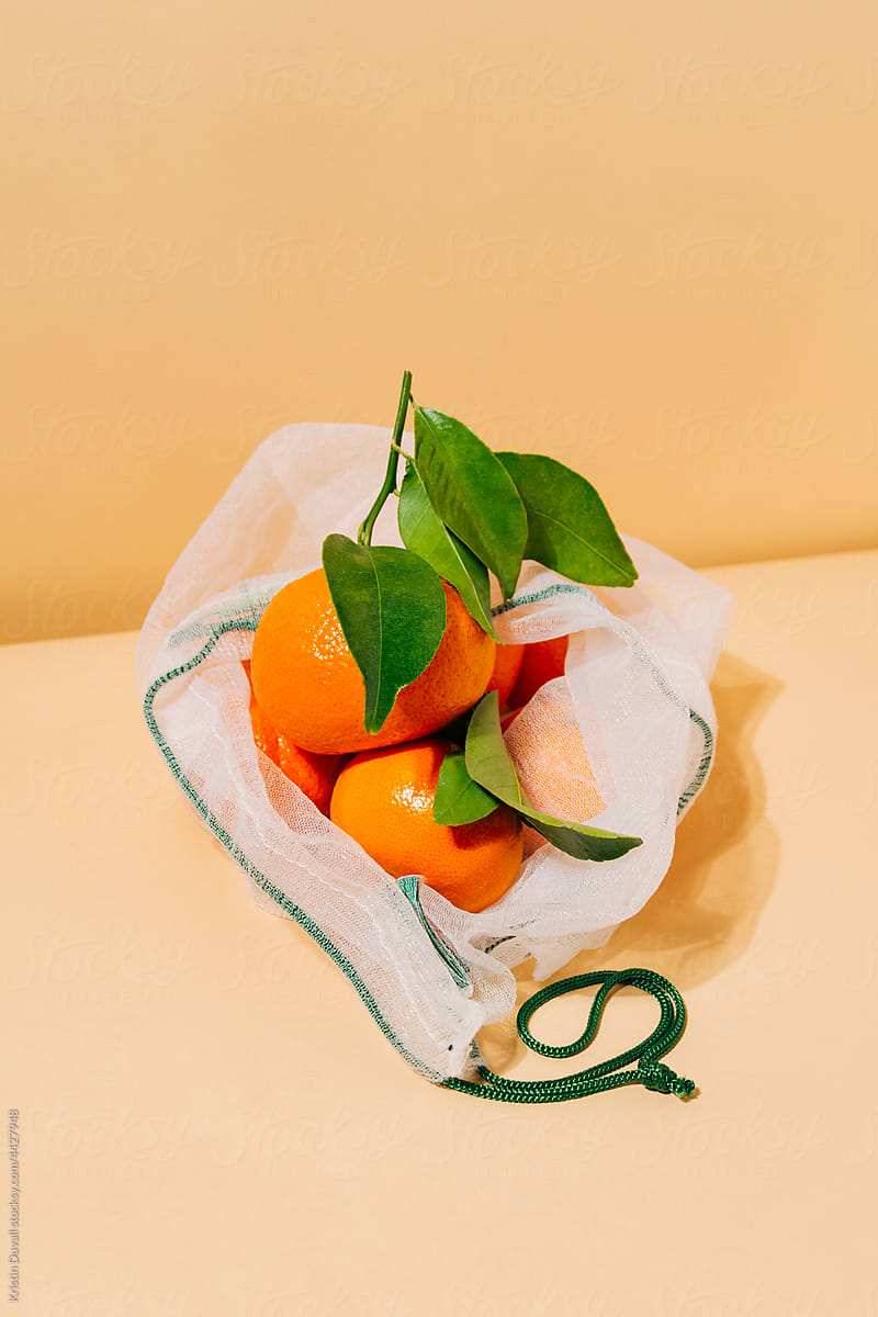 "Oranges In Reusable Mesh Bag" by Stocksy Contributor "Kristin Duvall ...
