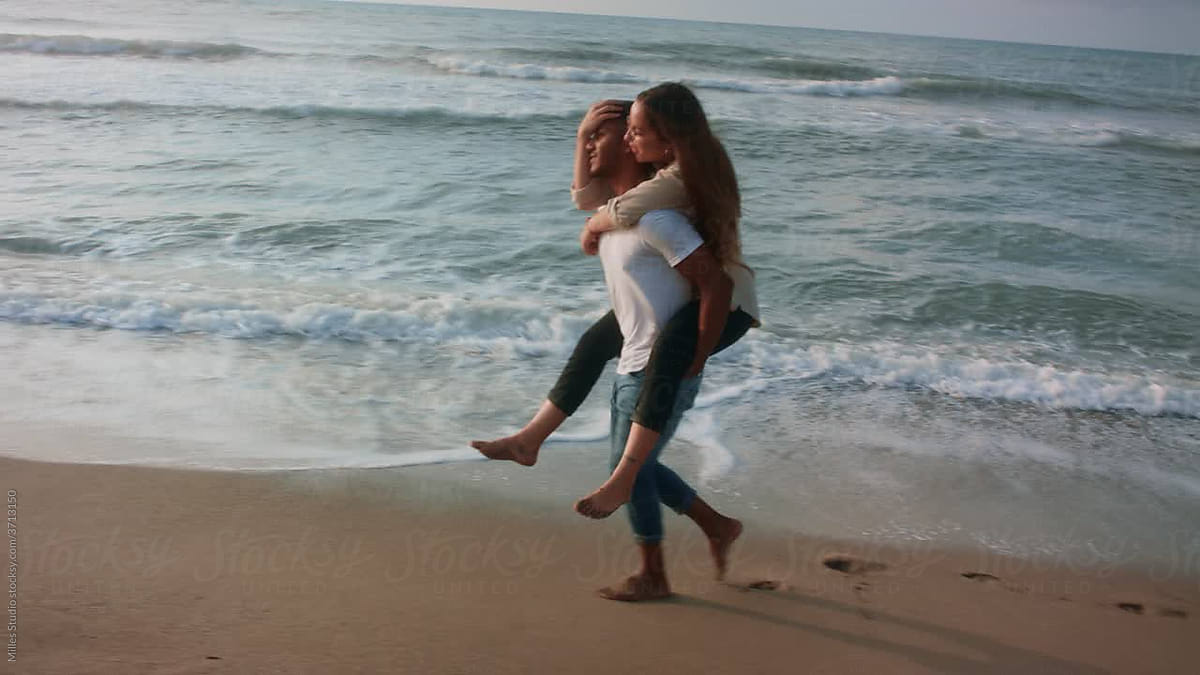 "Black Man Giving Piggyback Ride To Woman" by Stocksy Contributor ...