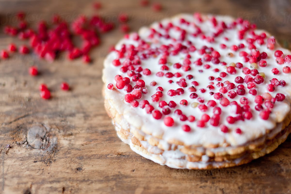 "Red Currant Cake" by Stocksy Contributor "Milles Team" - Stocksy