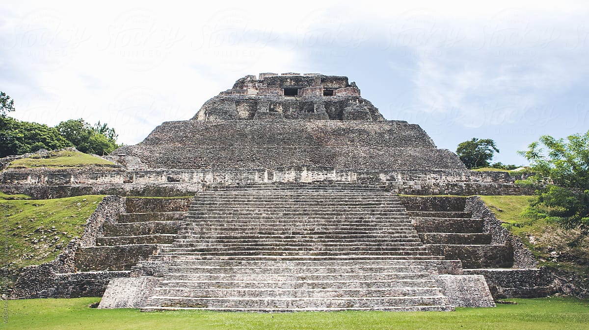 "Ancient Mayan Temple" by Stocksy Contributor "MEGHAN PINSONNEAULT ...