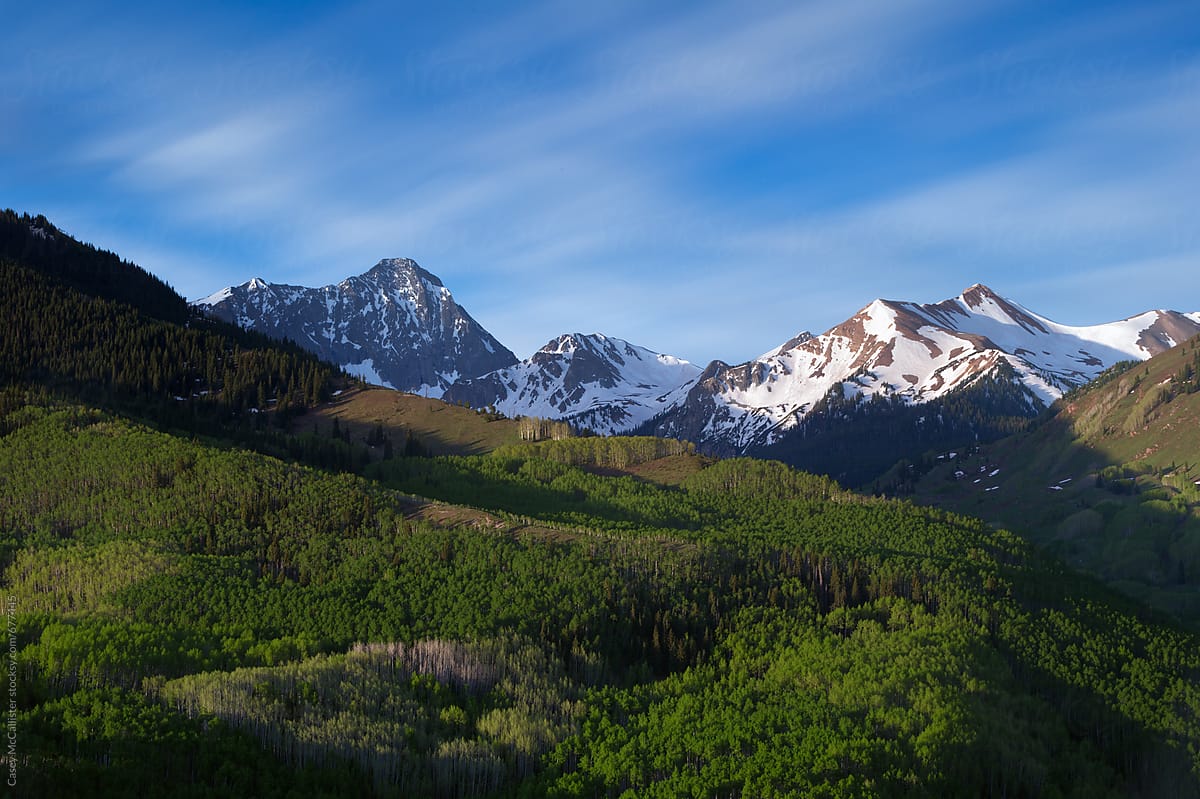 "Colorado Mountains" by Stocksy Contributor "Casey McCallister" - Stocksy