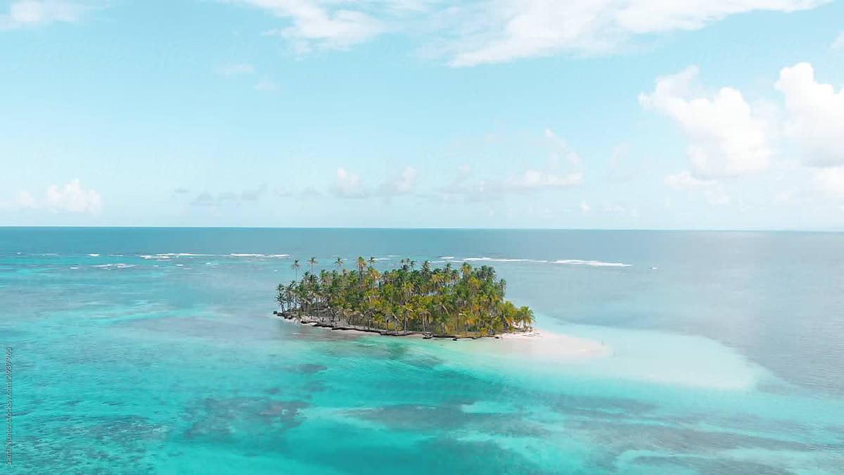 "Exotic Island With Palm Trees" by Stocksy Contributor "Santi Nuñez ...