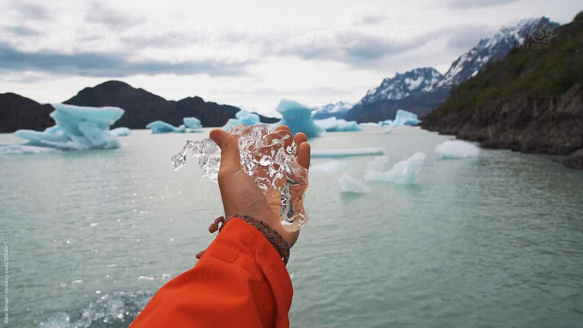 "Hand Taking Ice From A Glaciar" by Stocksy Contributor "Kike Arnaiz ...