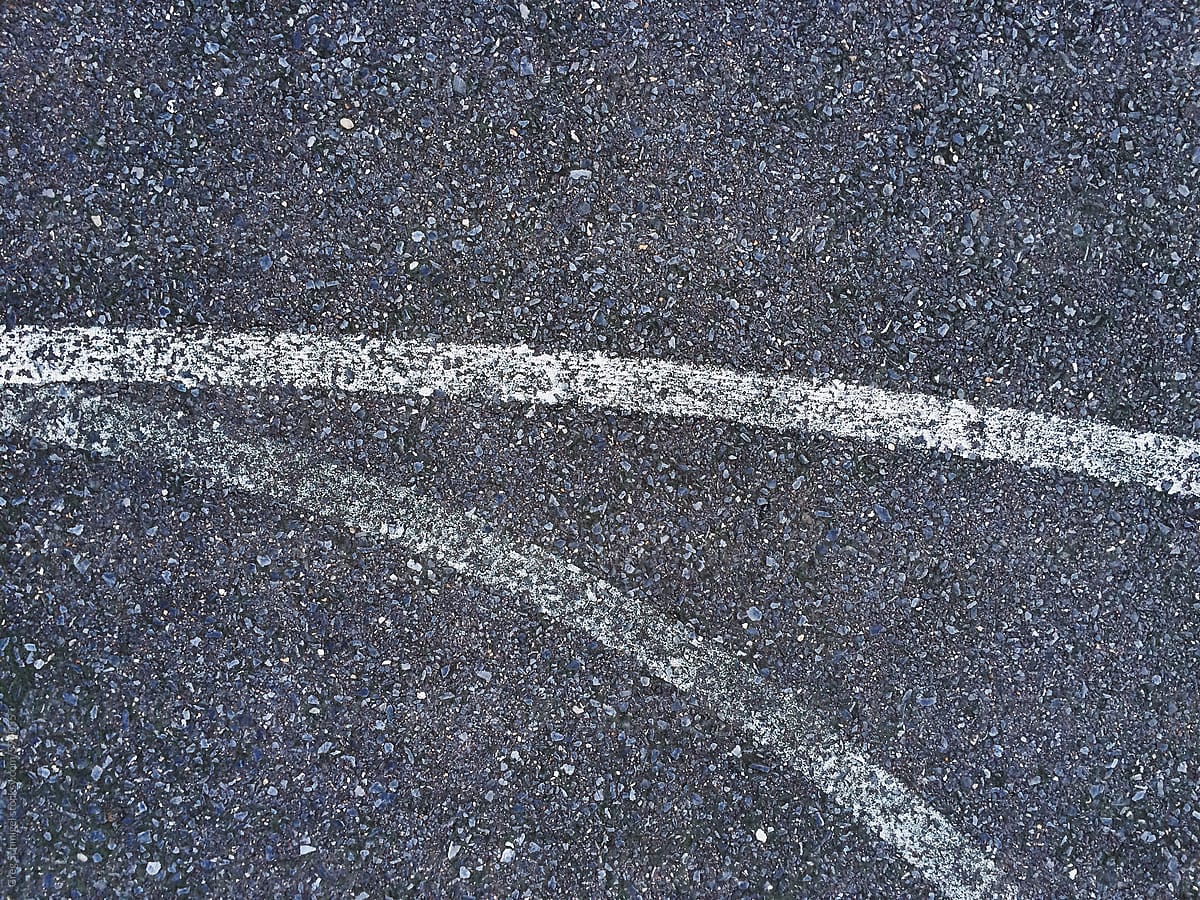 Asphalt White Lines