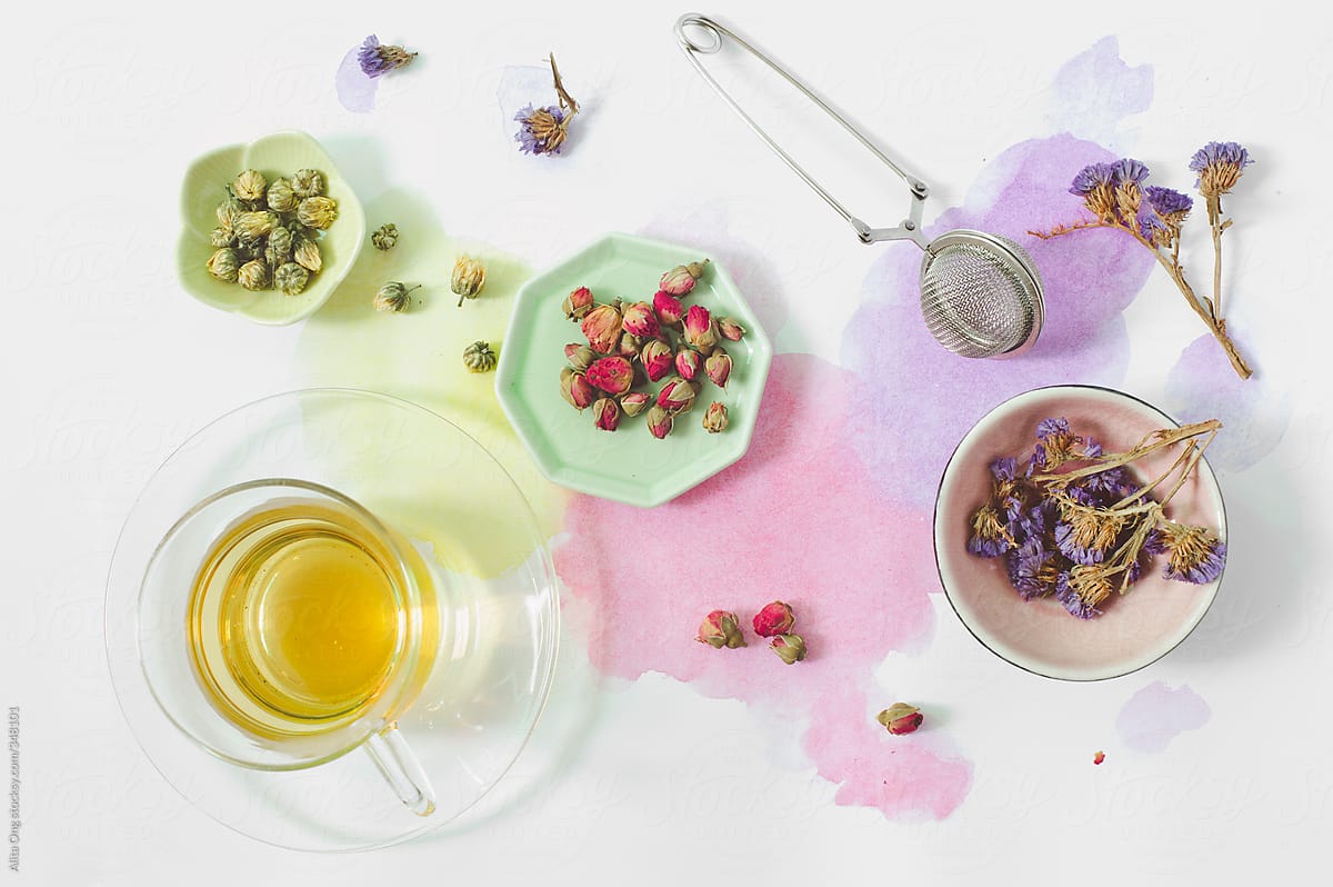 "Assorted Floral Tea" by Stocksy Contributor "Alita ." - Stocksy