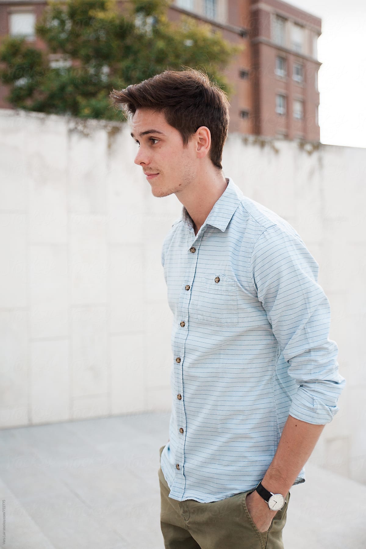 "Portrait Of A Young Man" by Stocksy Contributor "Vera Lair" - Stocksy
