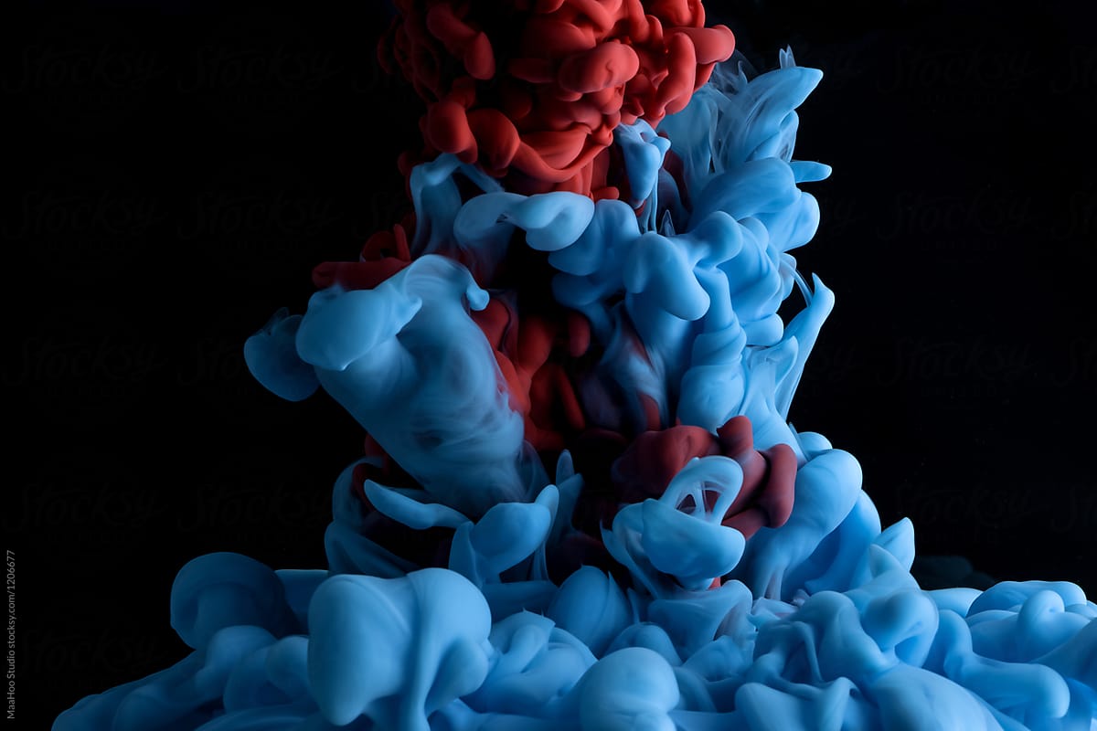 "Colorful Paint In Water" by Stocksy Contributor "MaaHoo" - Stocksy