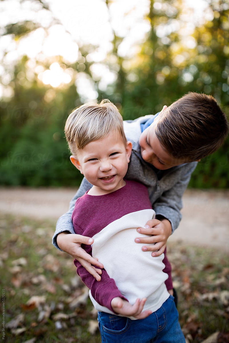 Happy Brothers - Stock Image - Everypixel