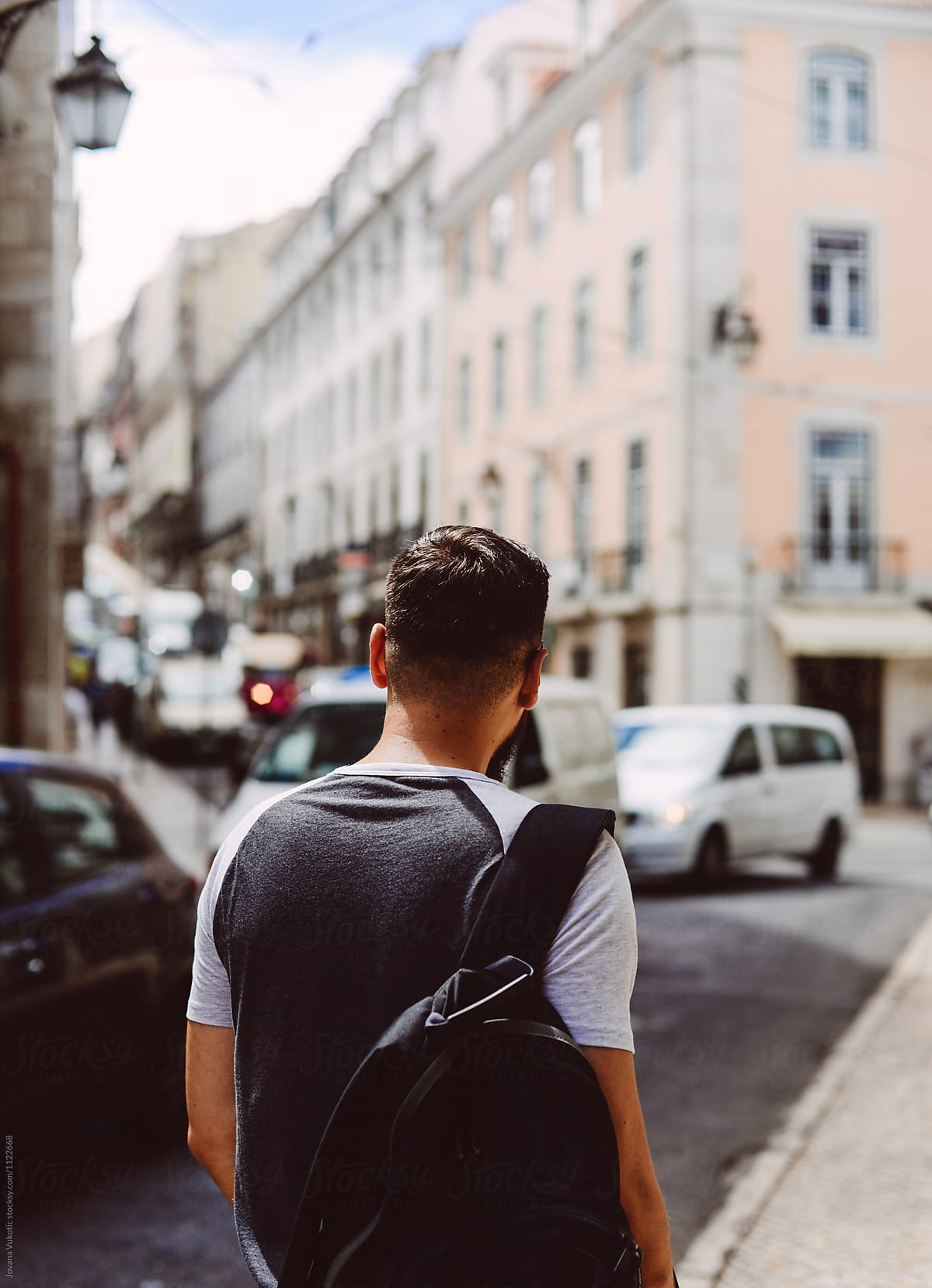 "Man On The Street" by Stocksy Contributor "Jovana Vukotic" - Stocksy