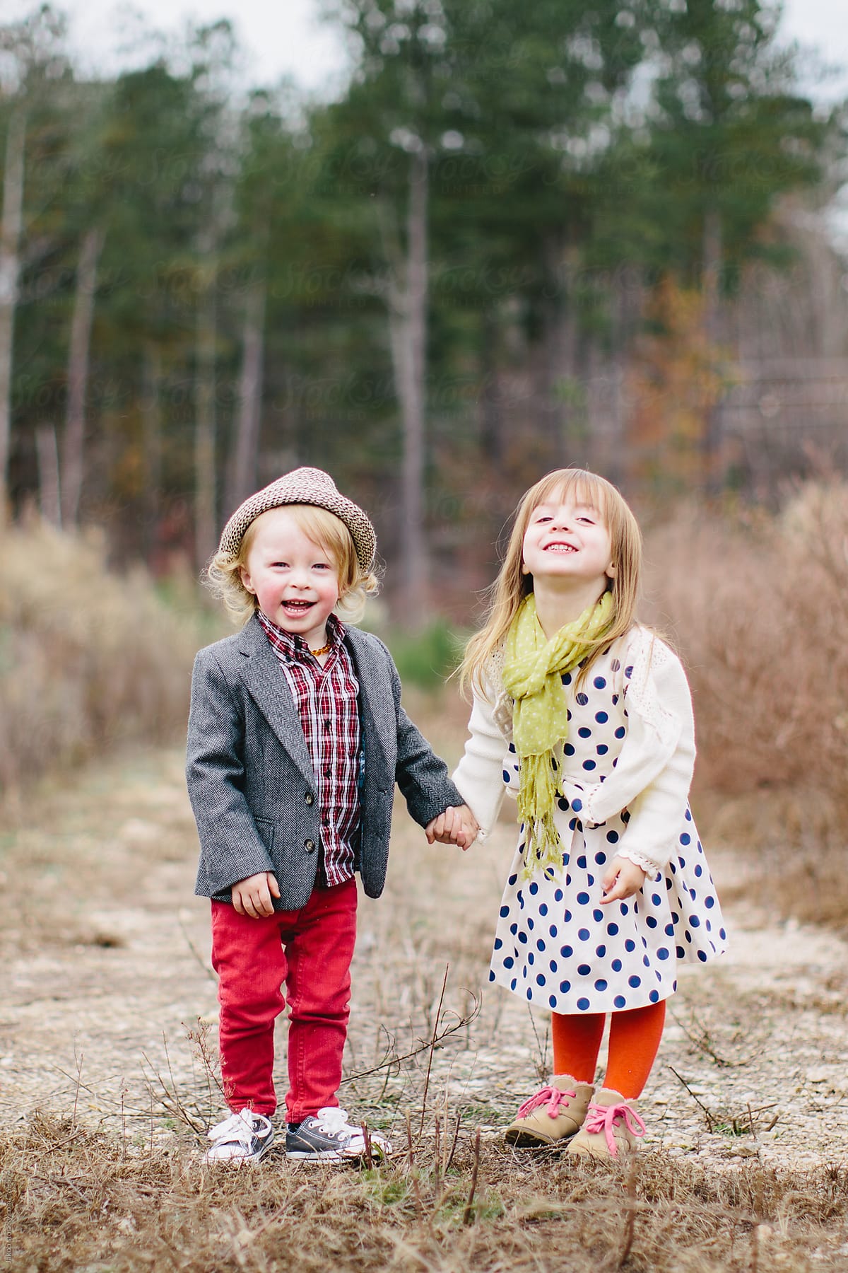 "Trendy And Cute Children Holding Hands Outside" by Stocksy Contributor ...