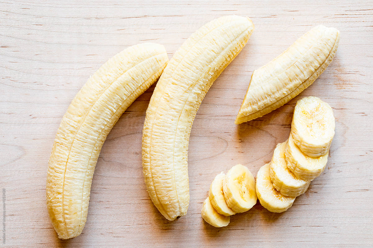 "Fresh Banana Fruit Sliced" by Stocksy Contributor "Nadine Greeff ...
