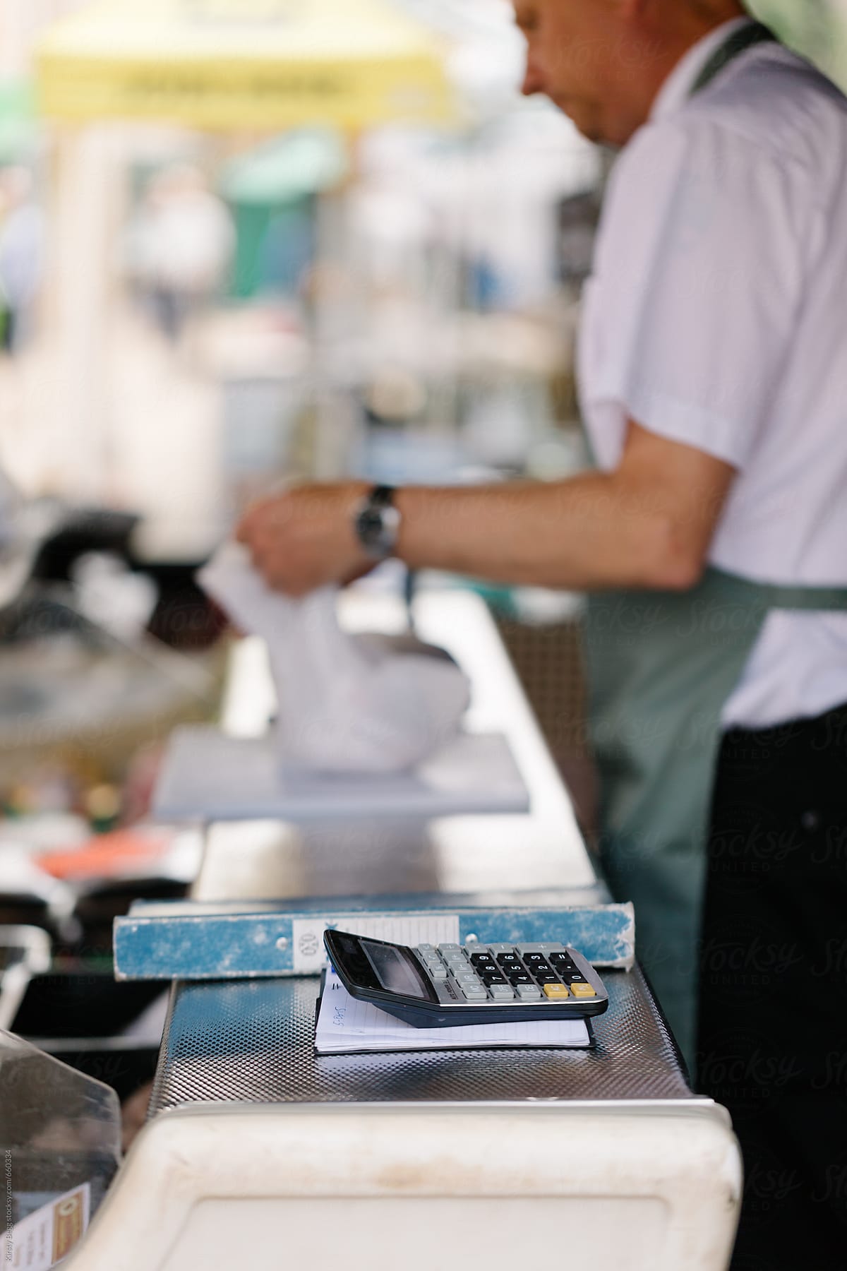 "Market Stall, Focus On Calculator On Counter" by Stocksy Contributor ...