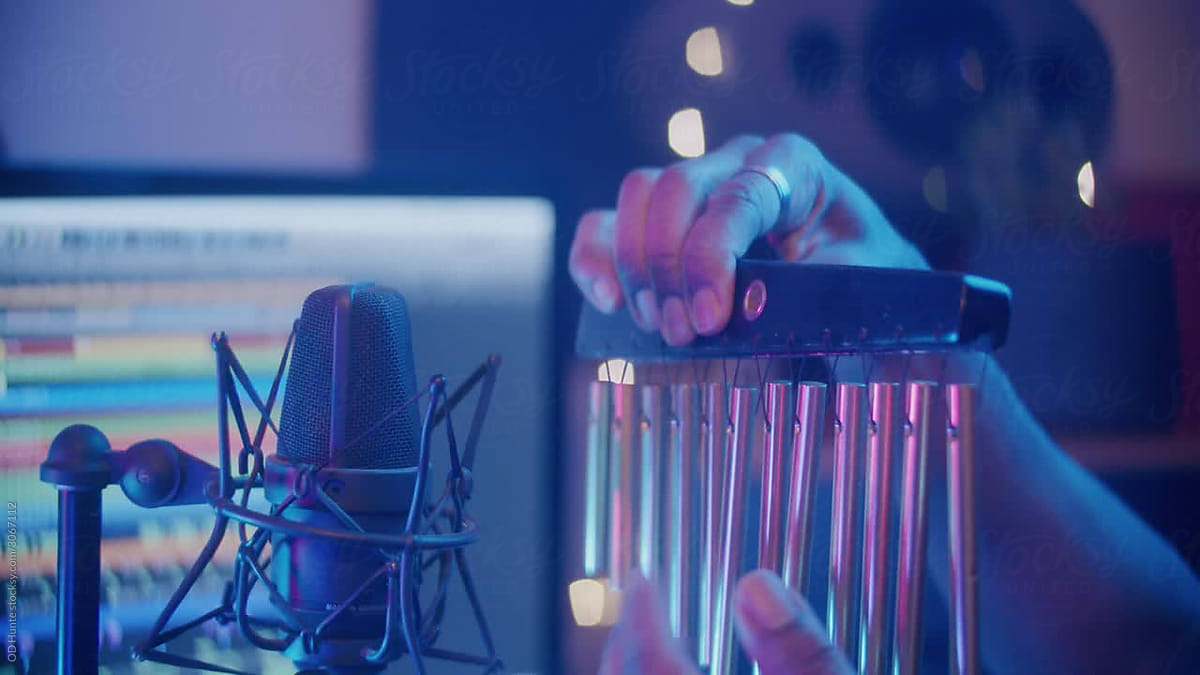 "A Music Producer Recording Wind Chimes" by Stocksy Contributor "OD ...