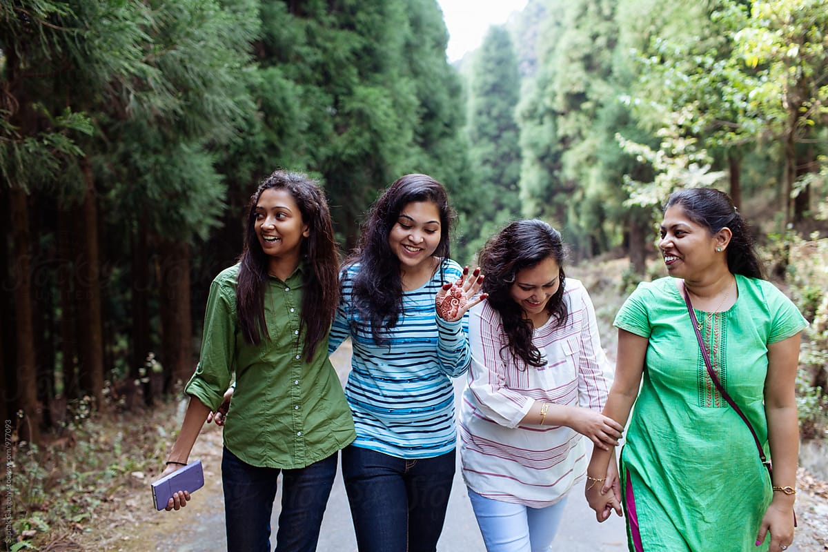 "Group Of Friends Having Fun Outdoors" by Stocksy Contributor "Saptak ...