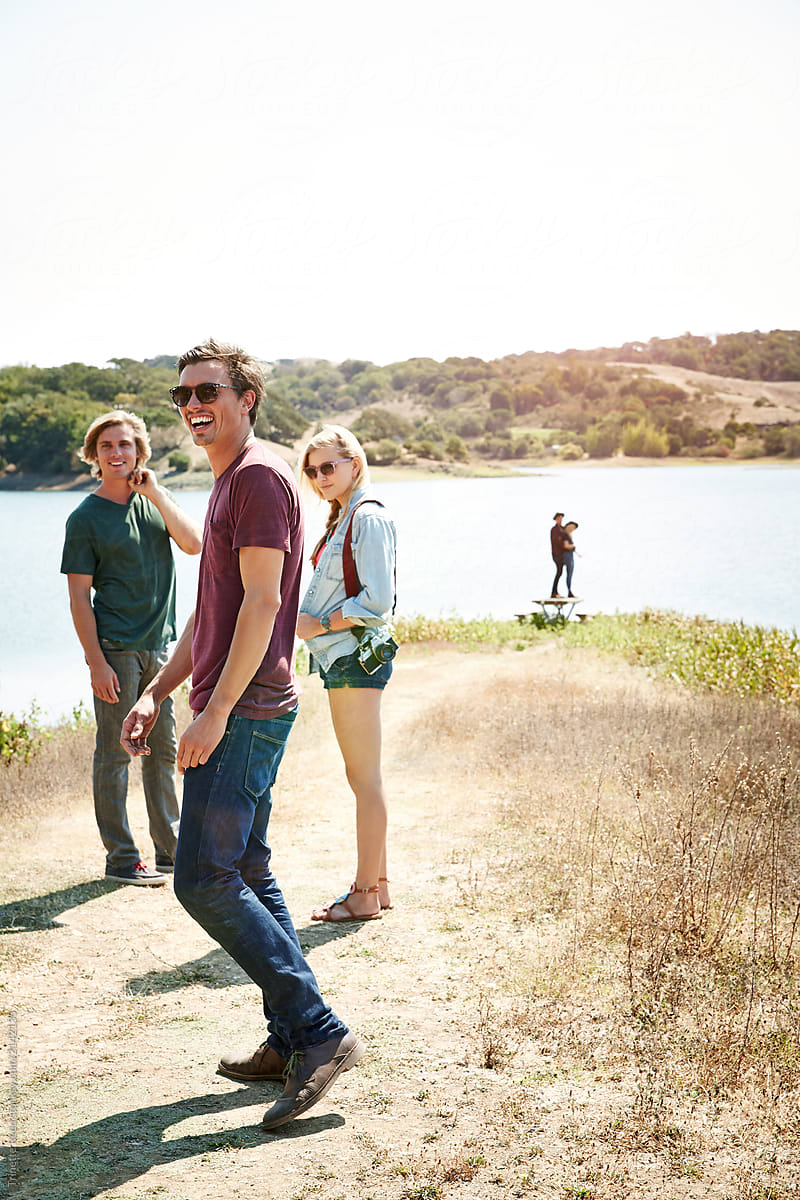 "Group Of Millennial Friends Hanging Out In Nature" by Stocksy ...