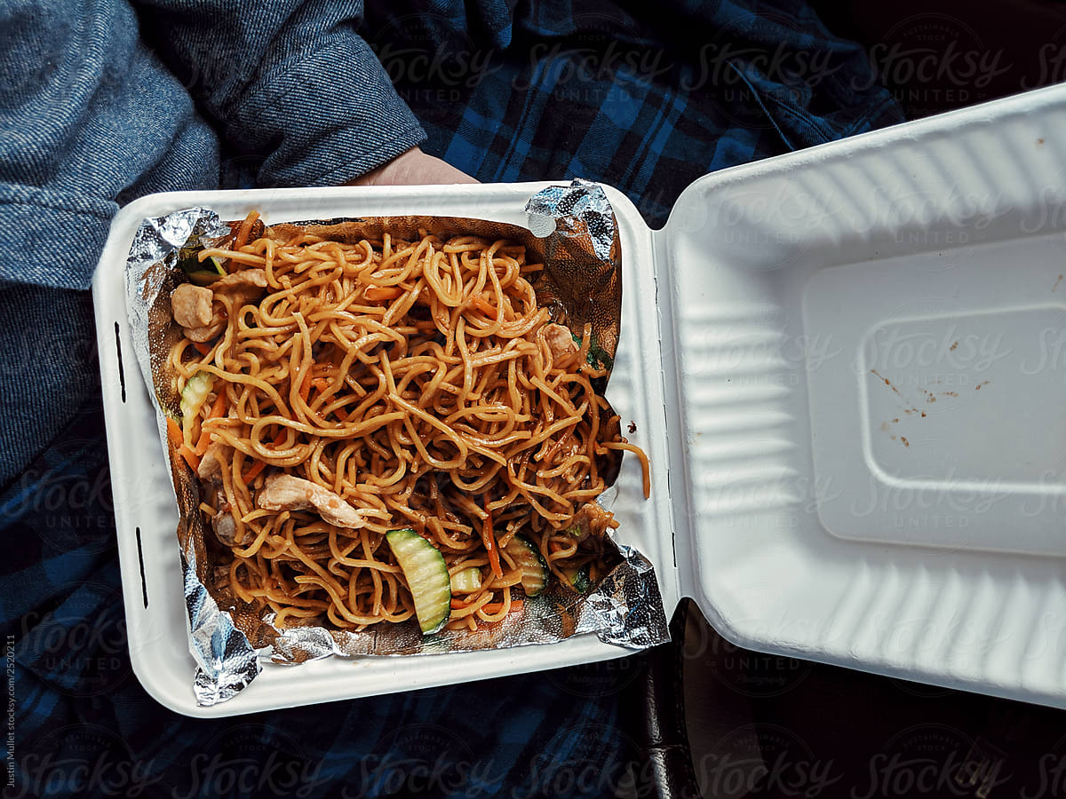 "Eating Takeout In The Car" by Stocksy Contributor "Justin Mullet ...