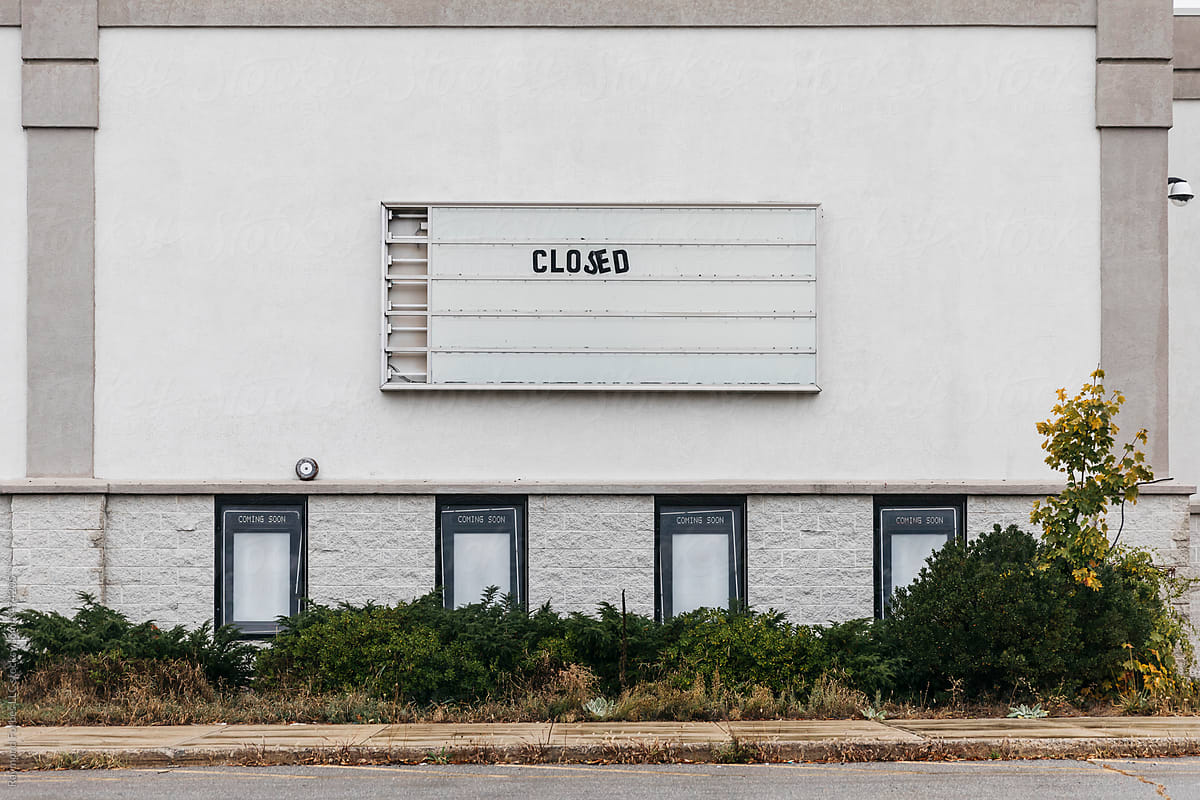 "Closed Business Sign" by Stocksy Contributor "Raymond Forbes LLC ...