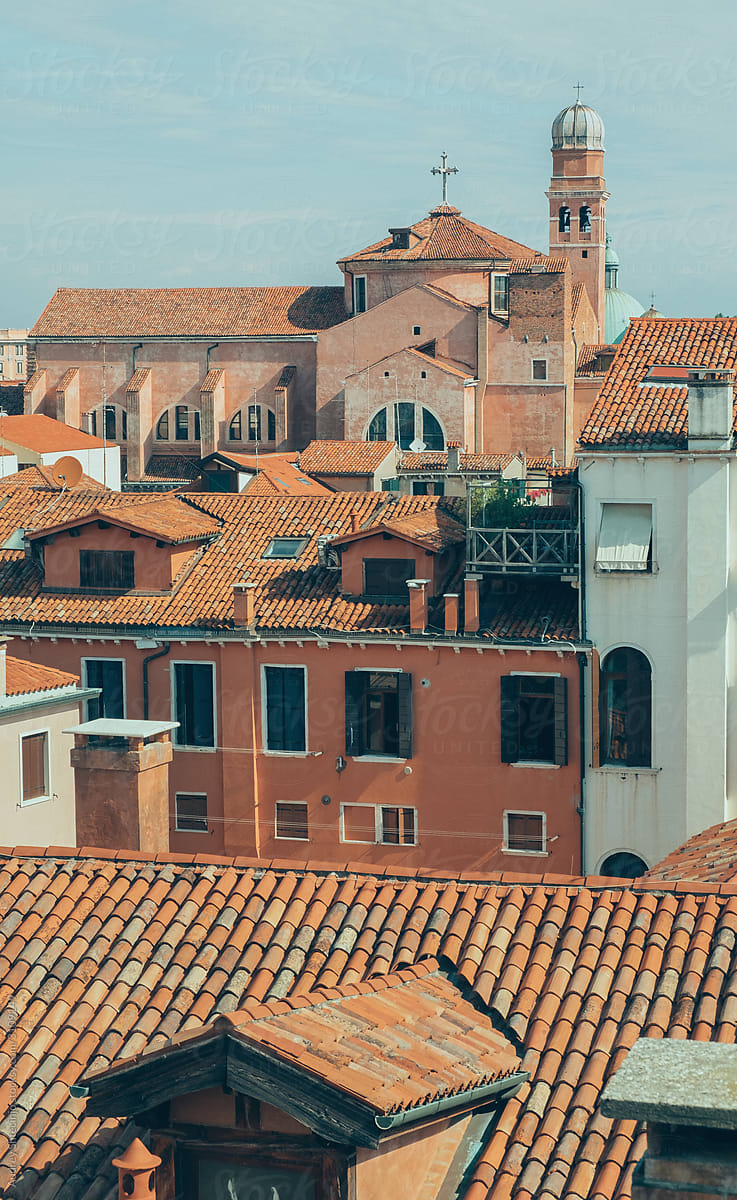 "View From Venice Rooftops" by Stocksy Contributor "AUDSHULE" - Stocksy