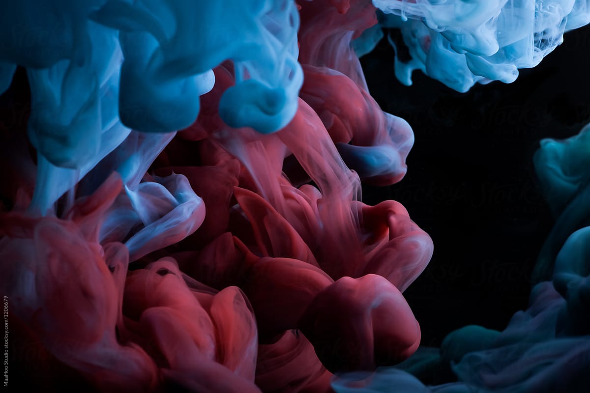 "Colorful Paint In Water" by Stocksy Contributor "MaaHoo" - Stocksy