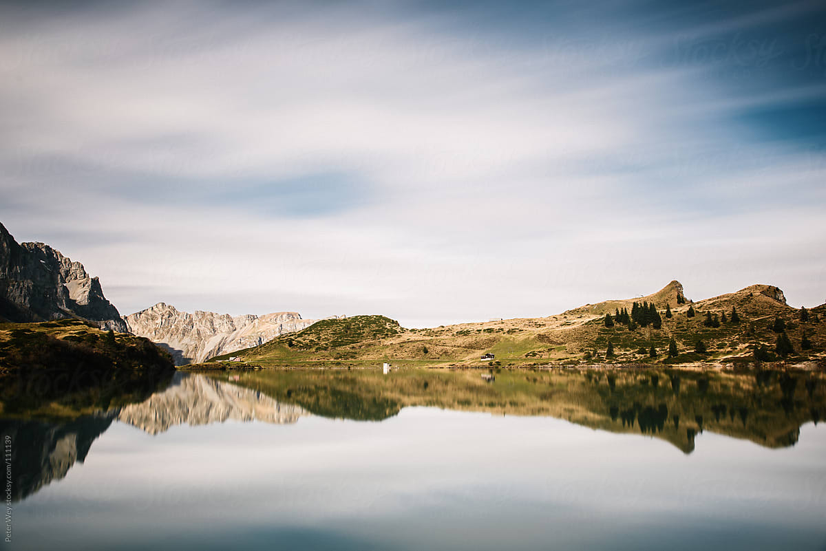 "Long Exposure Trüebsee Mountain Lake" by Stocksy Contributor "Peter ...