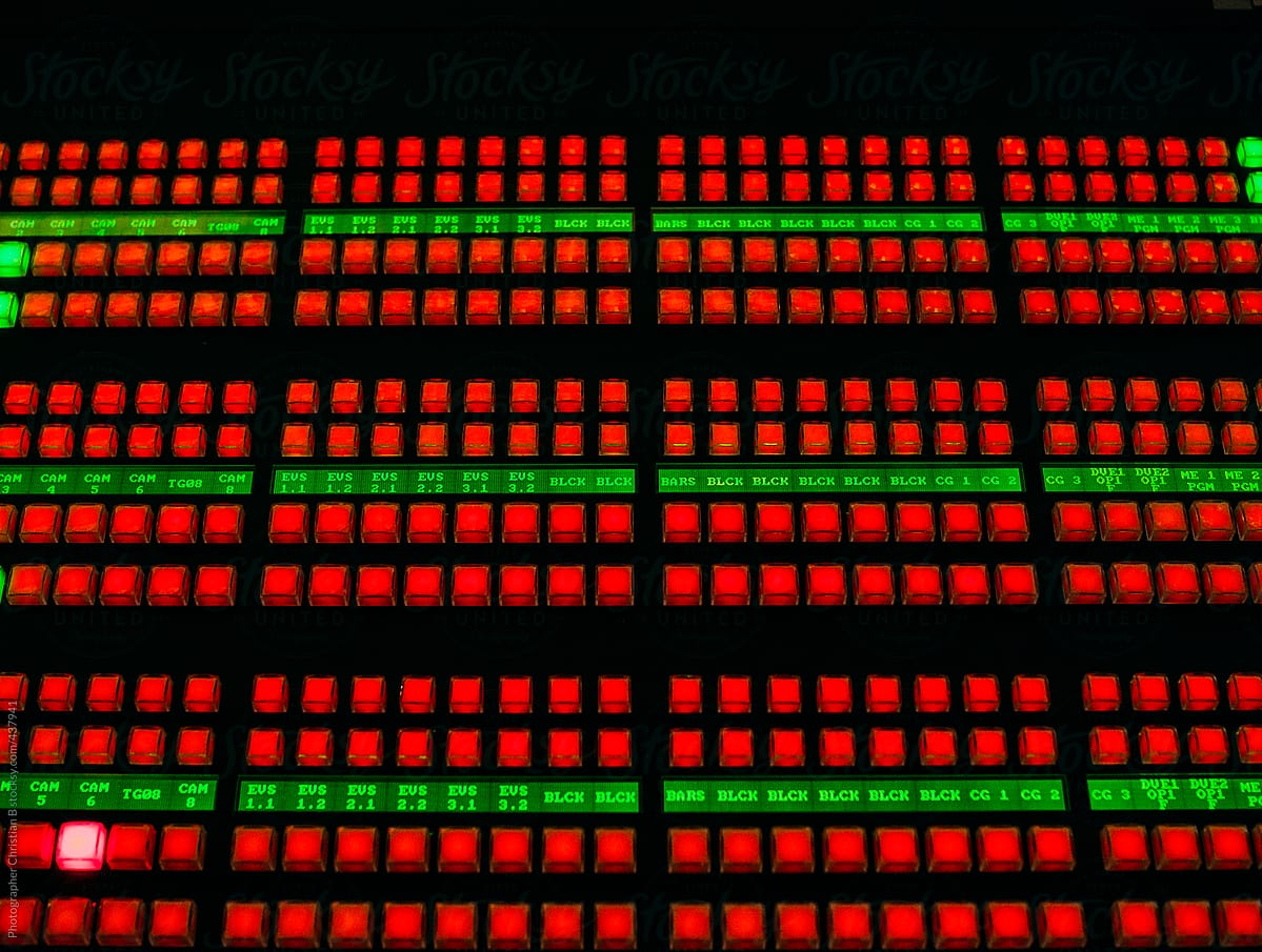 "Red Buttons And Green Displays" by Stocksy Contributor "Photographer ...