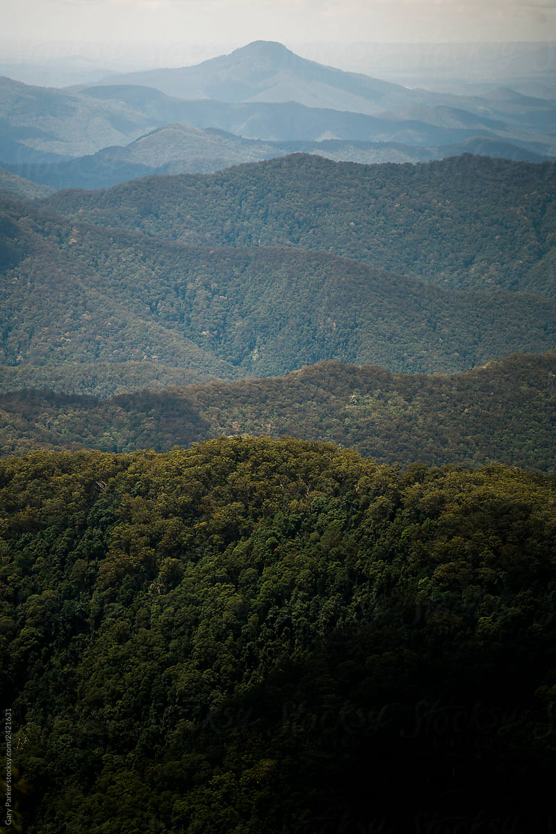 "Australian Mountain Layers" by Stocksy Contributor "Gary Parker" - Stocksy