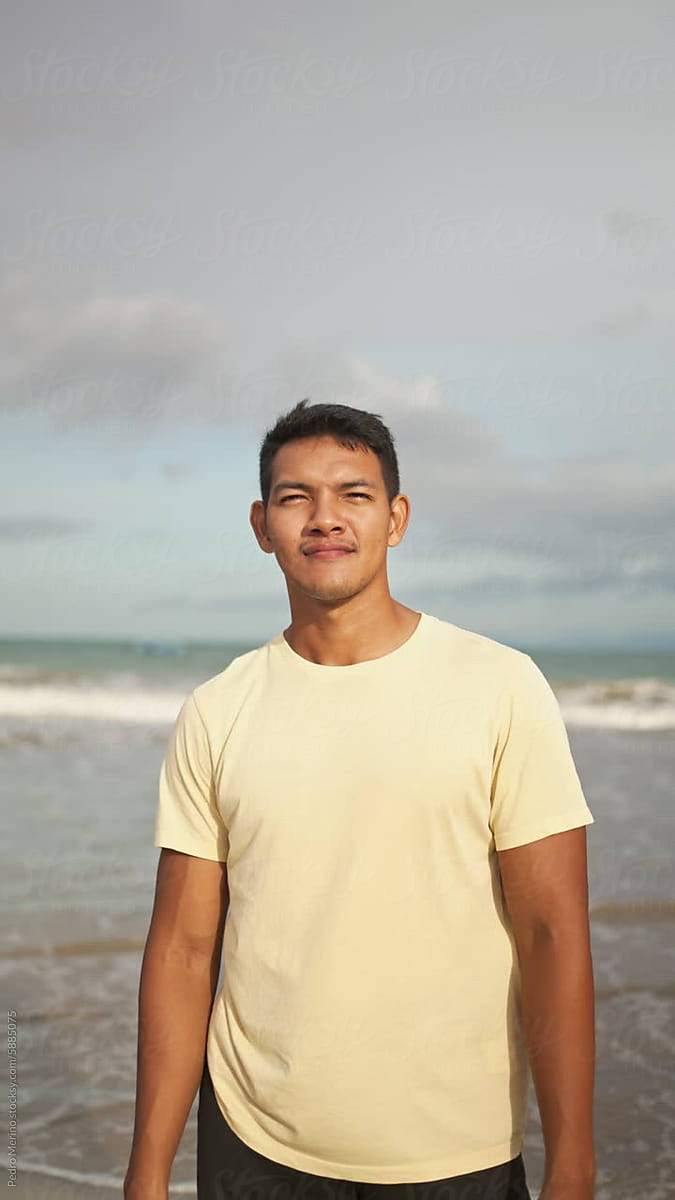 "Portrait Of A Southeast Asian Man On The Beach" by Stocksy Contributor ...