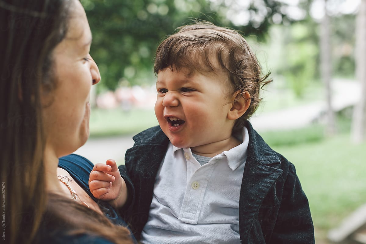 "Little Boy Protests" by Stocksy Contributor "Jelena Jojic Tomic" - Stocksy