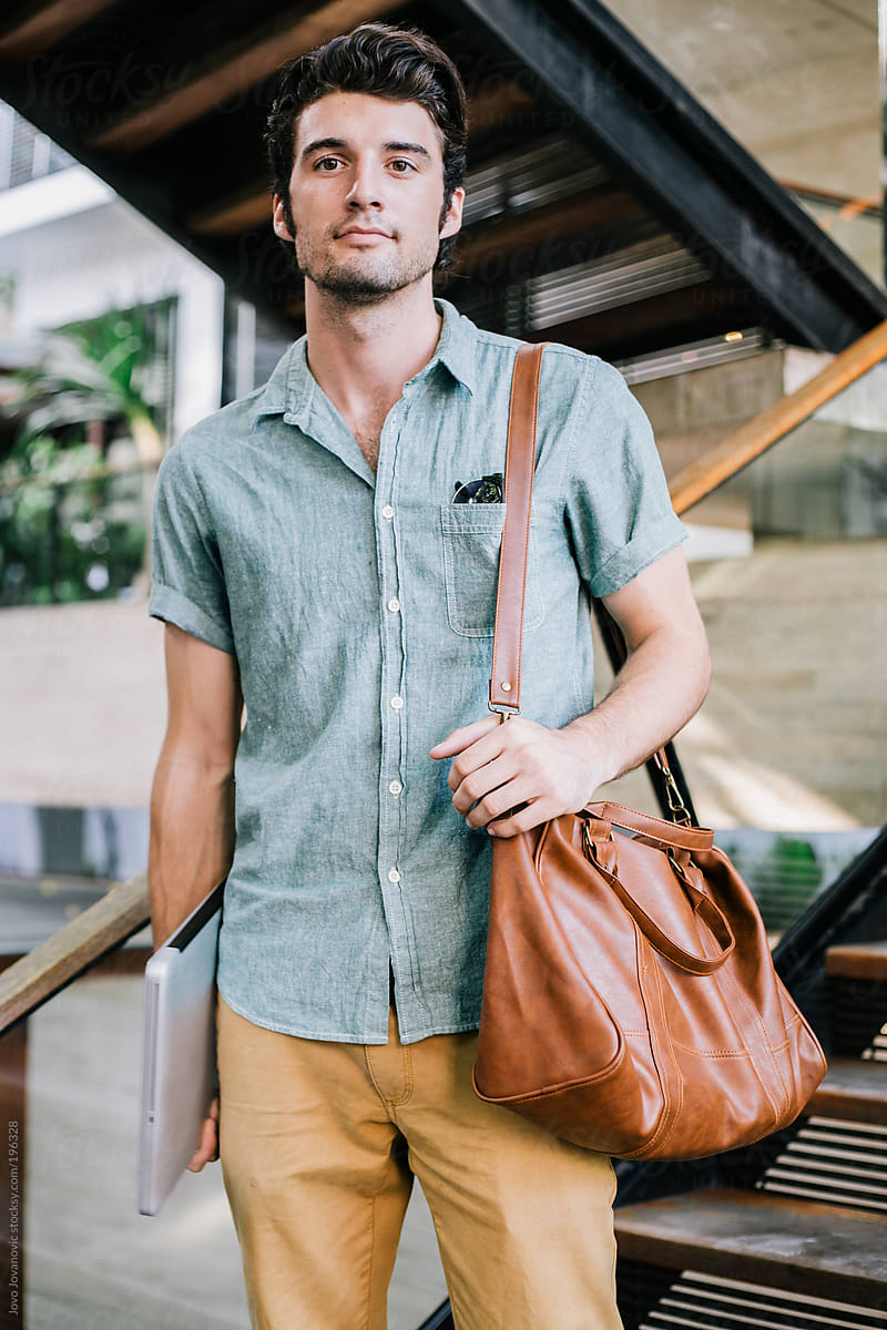 "Portrait Of A Handsome Young Modern Man At Work" by Stocksy ...