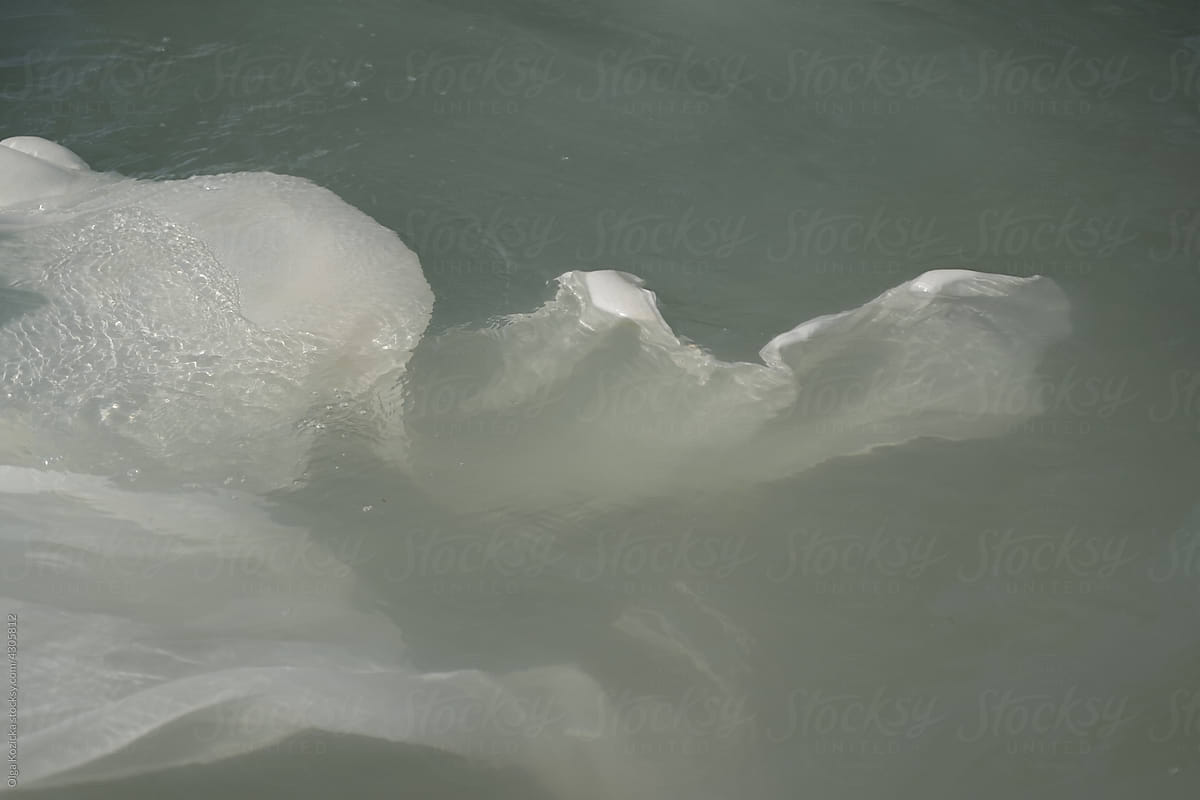 "White Cloth Floating On Water" by Stocksy Contributor "Olga K." - Stocksy