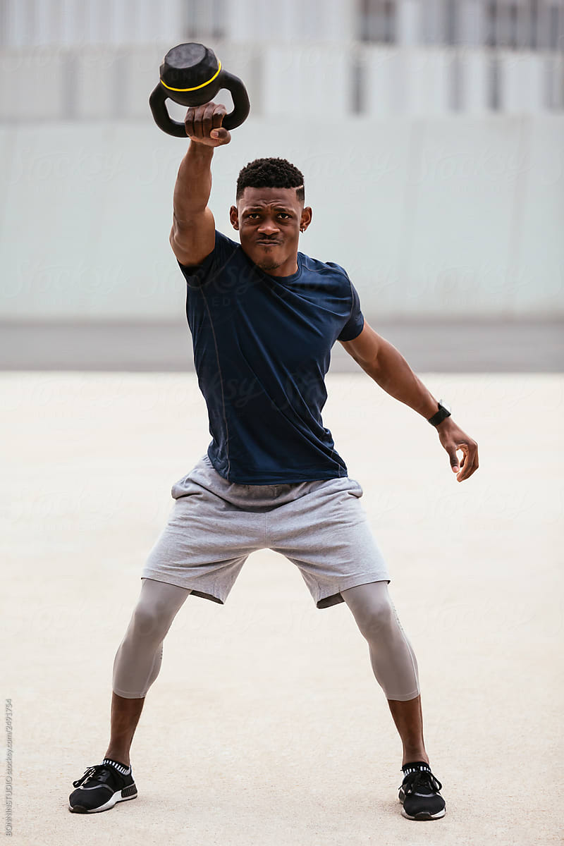 "Athlete Training Outdoors." by Stocksy Contributor "BONNINSTUDIO ...