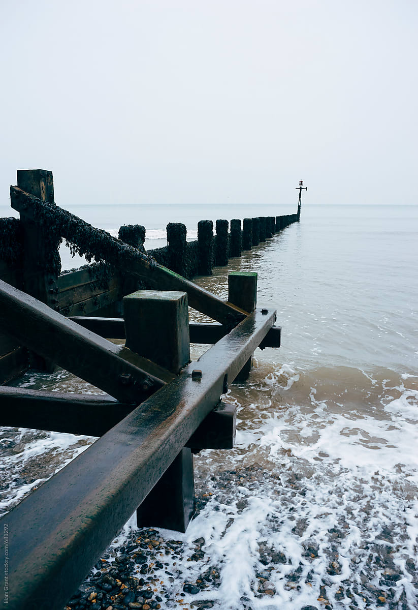 "Sea Defences At Sheringham. Norfolk, UK." by Stocksy Contributor "Liam ...