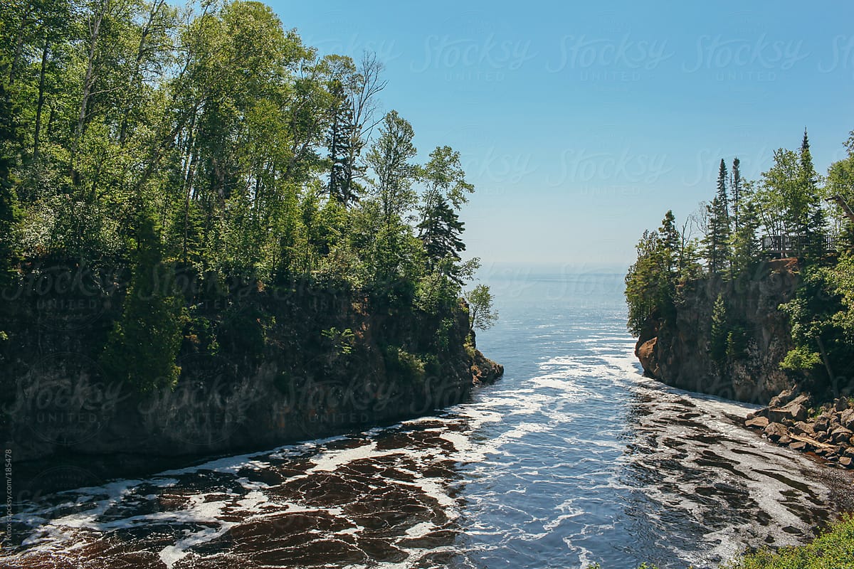 "River Opening Up Into Lake Superior" by Stocksy Contributor "Kelly ...
