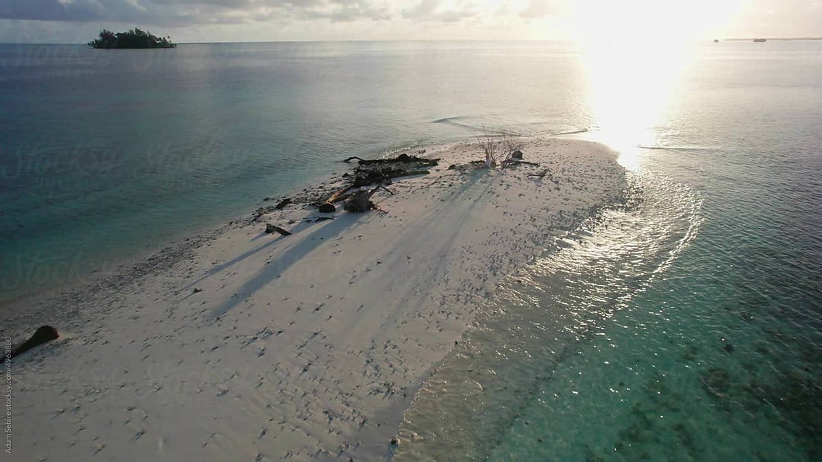 "Marooned On Pacific Ocean Desert Island - Anthropogenic Sea Level Rise ...
