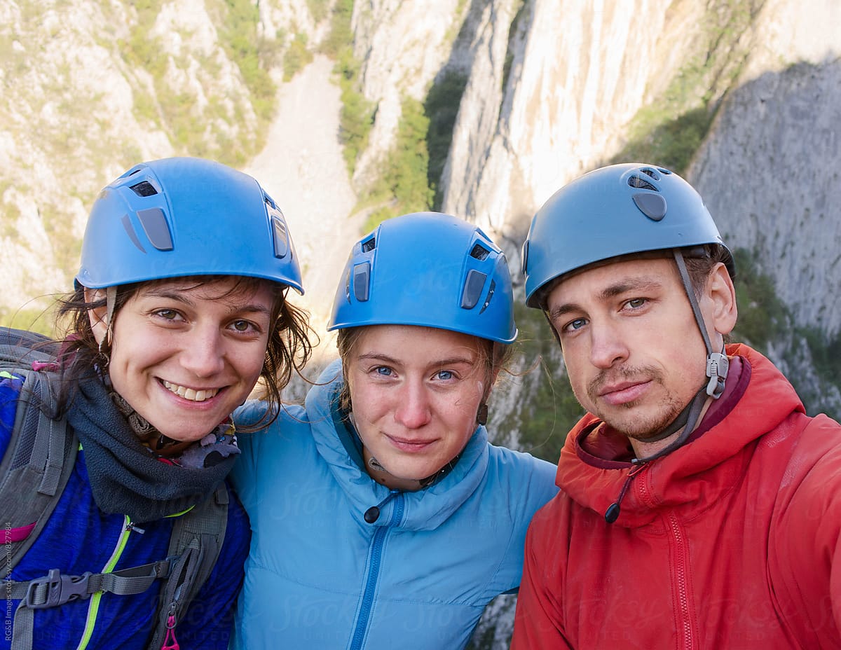 "Friends Rock Climbing Outdoor" by Stocksy Contributor "Ibex.media ...