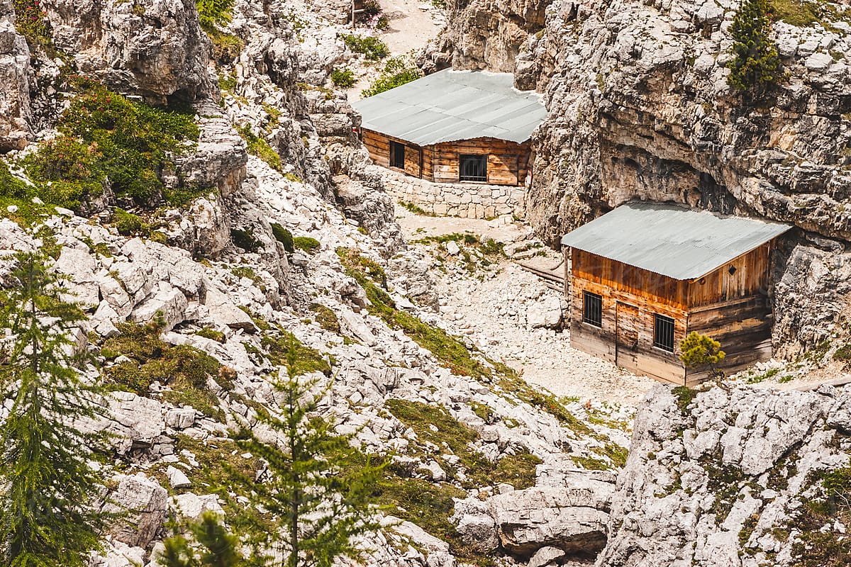 "World War I Refuges On Dolomites Mountains, Italian Alps" by Stocksy ...