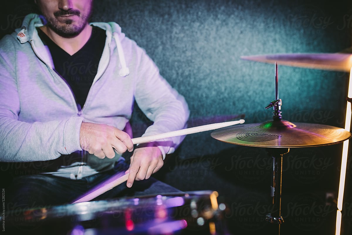 "Drummer Performing" by Stocksy Contributor "Lumina" - Stocksy