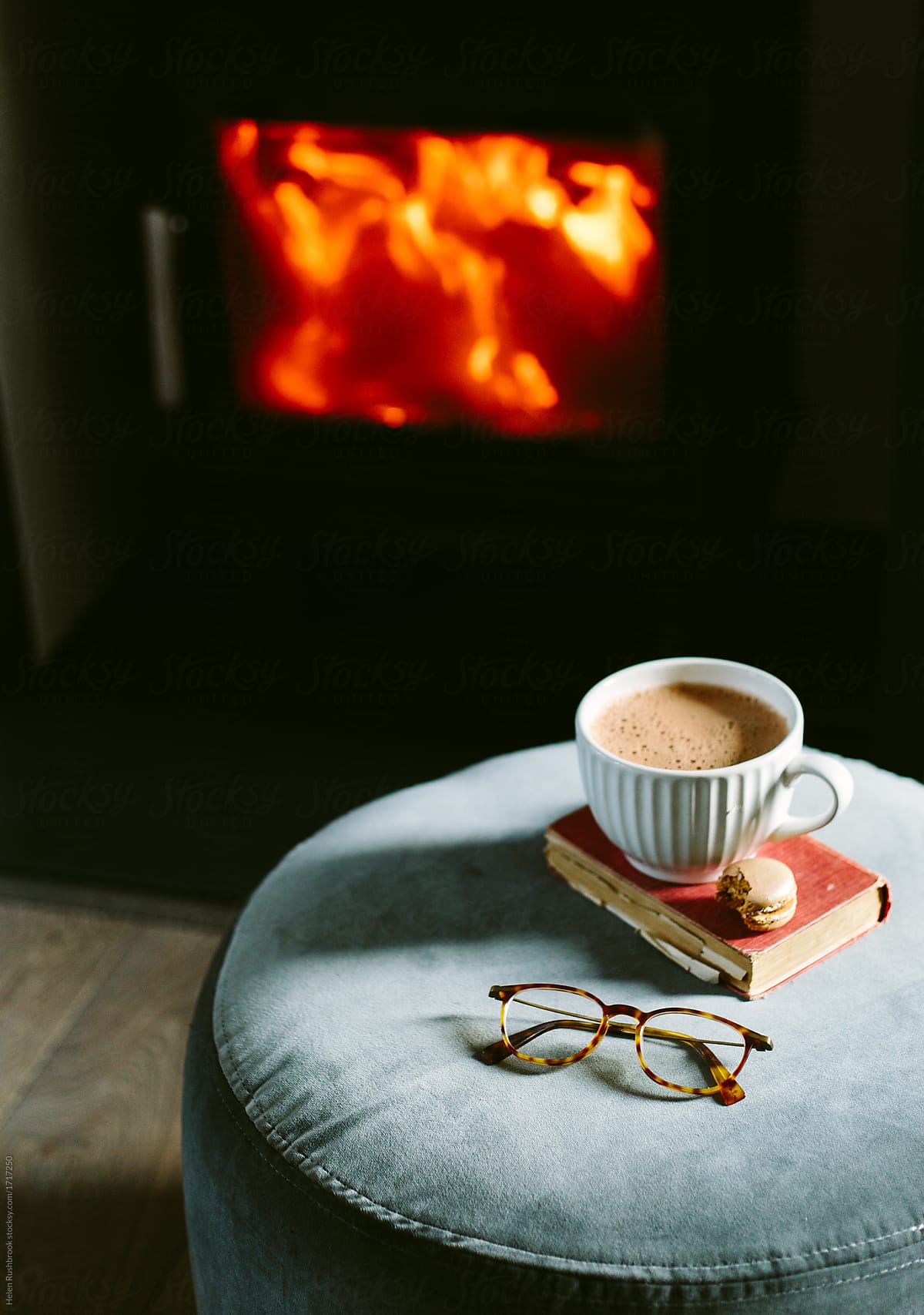 "Hot Chocolate In Front Of The Fire" by Stocksy Contributor "Helen ...
