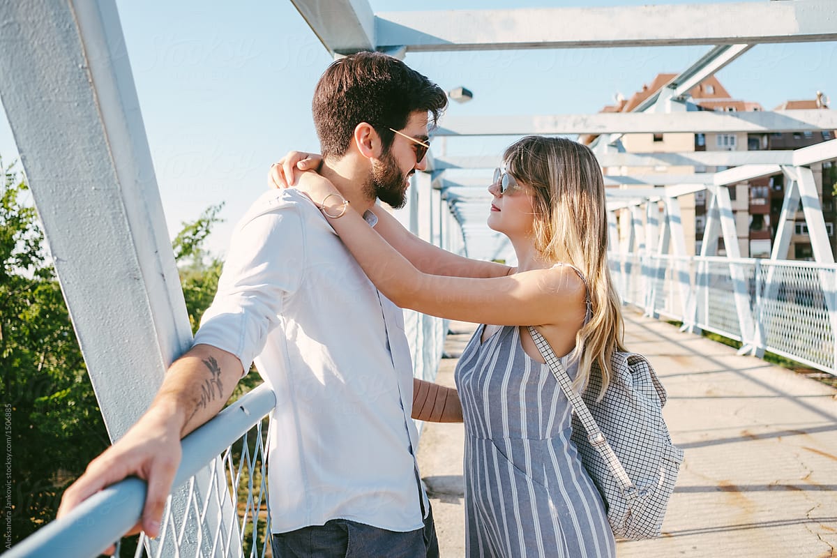 "Young Hip Couple Hugging" by Stocksy Contributor "Aleksandra Jankovic ...