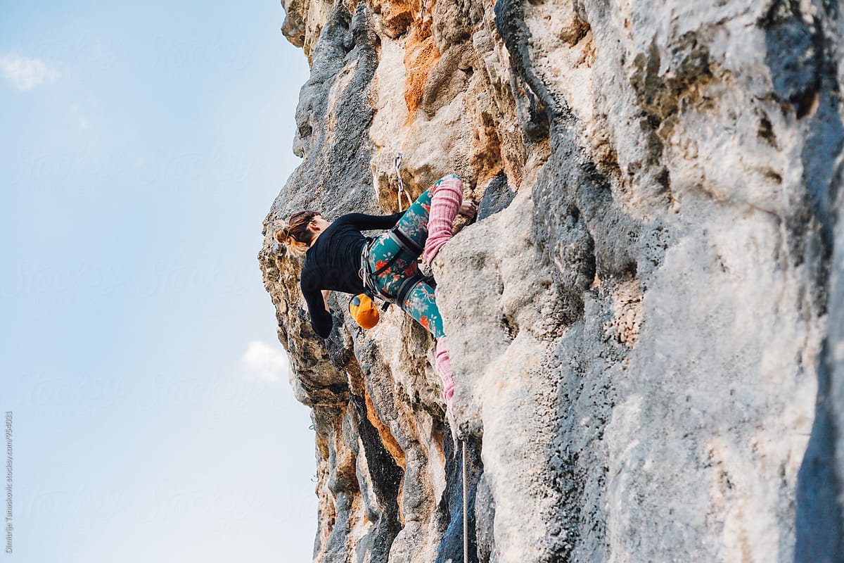 "Rock Climbing" by Stocksy Contributor "Dimitrije Tanaskovic" - Stocksy