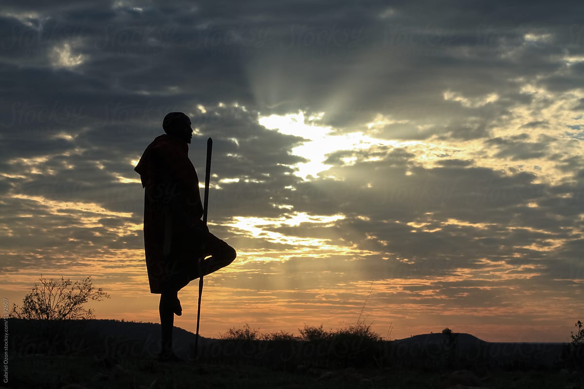 "Maasai Men" by Stocksy Contributor "Gabriel Ozon" - Stocksy