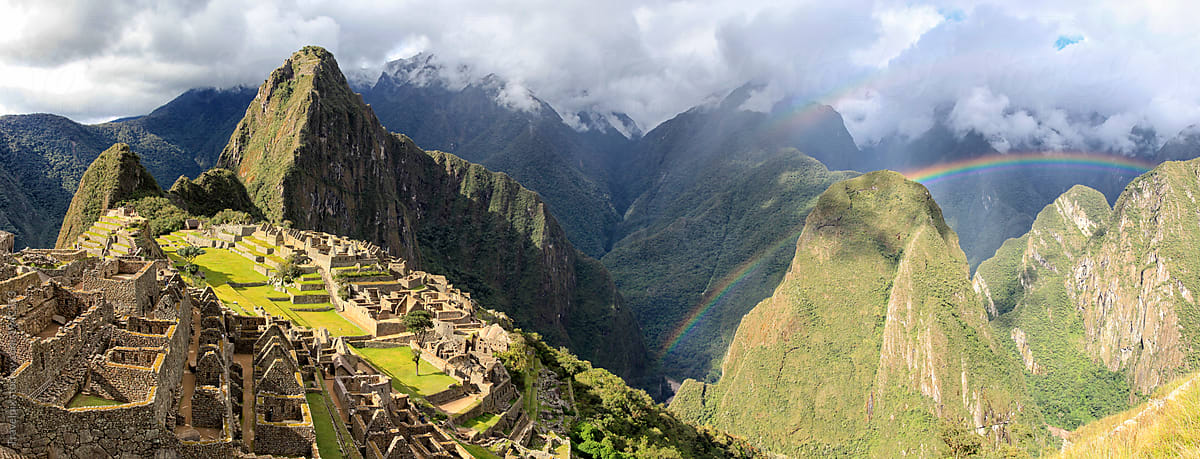 "Rainbow Over Machu Picchu. Peru" by Stocksy Contributor "Travelpix ...