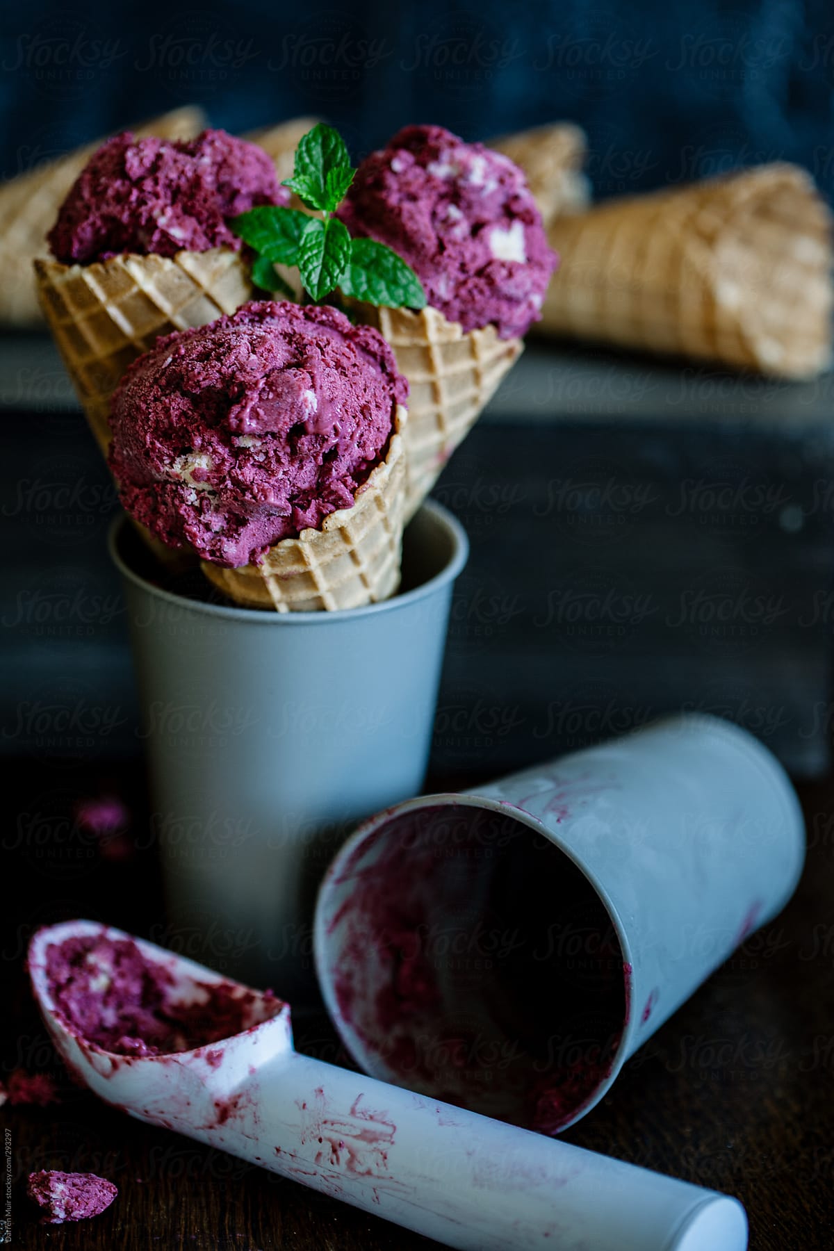 "Ice Cream Cones." by Stocksy Contributor "Darren Muir" - Stocksy