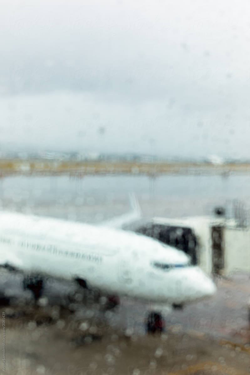 "Waiting To Board A Flight On A Rainy Day" by Stocksy Contributor ...