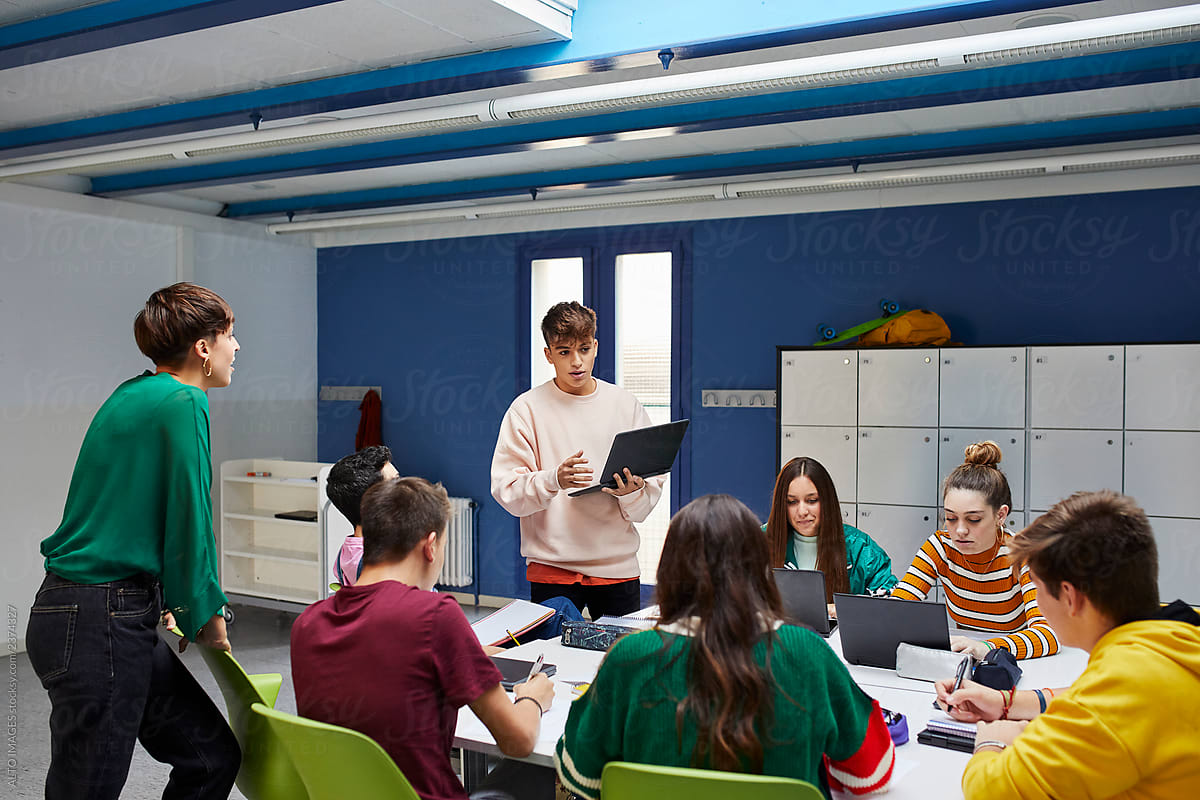 "Teenage Student Making A Presentation" by Stocksy Contributor "ALTO ...