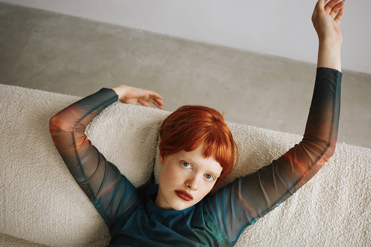 "Cool Woman Portrait" by Stocksy Contributor "Serge Filimonov" - Stocksy